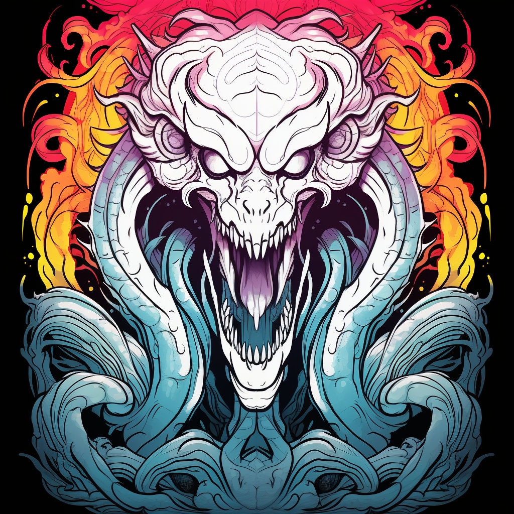 Mythical Creature Coloring Pages, Grayscale Coloring Pages, Printables ...