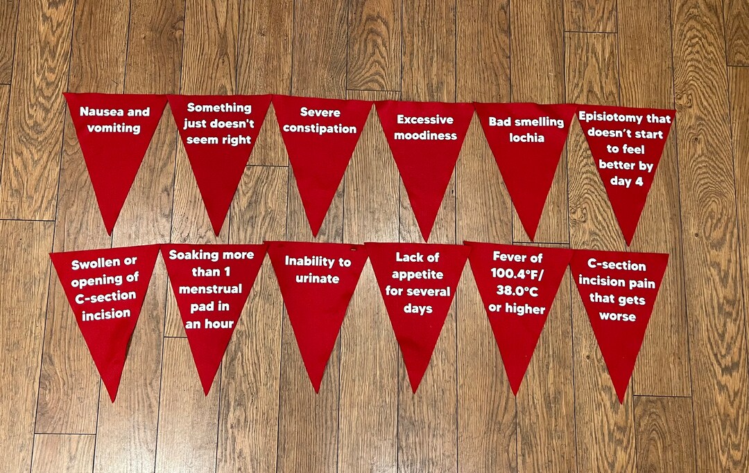 Postpartum Red Flags ACTIVITY (childbirth Educator Supplies) - Etsy