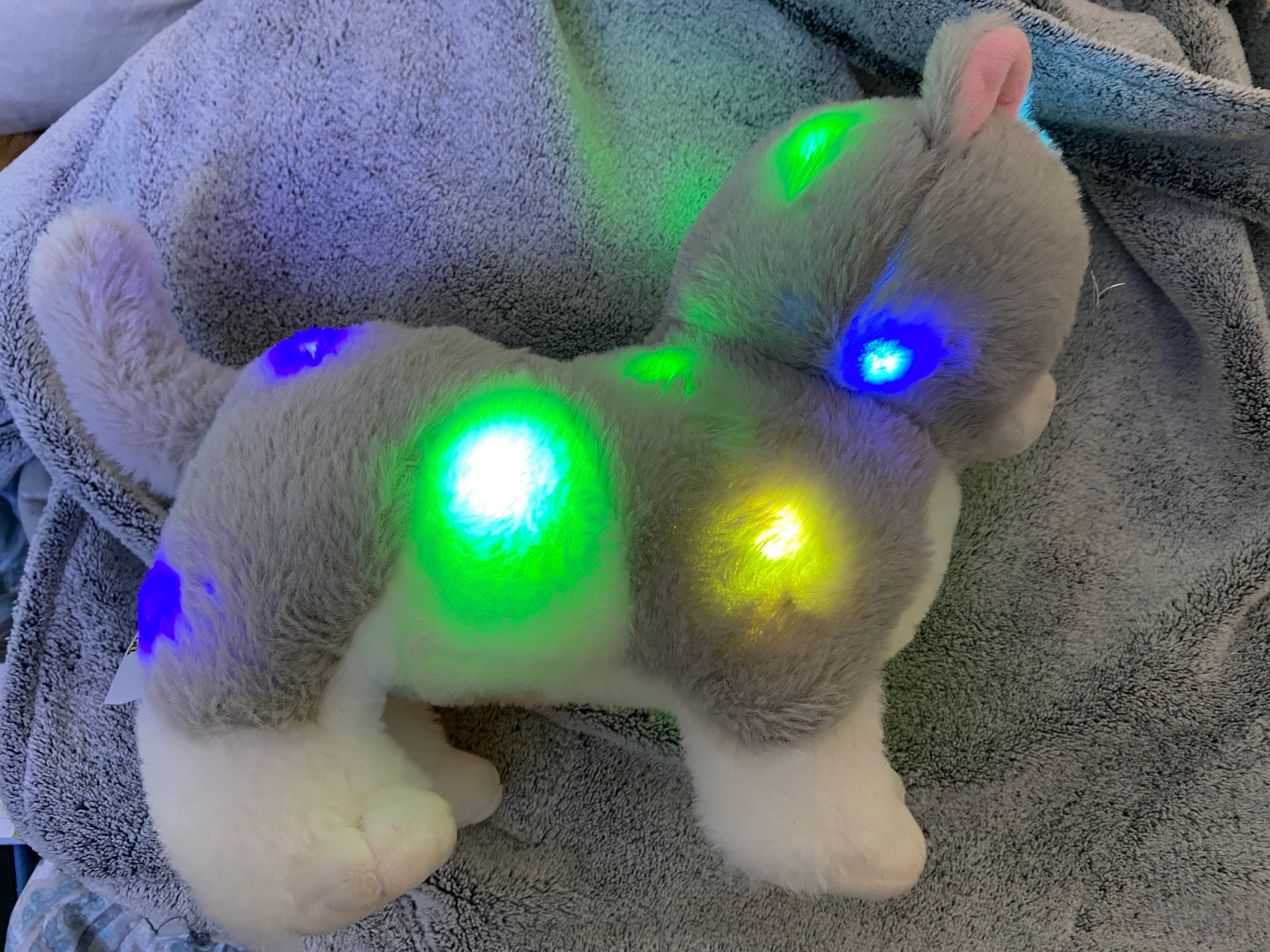 Hopearl LED Plush Kitty Light-up - Etsy