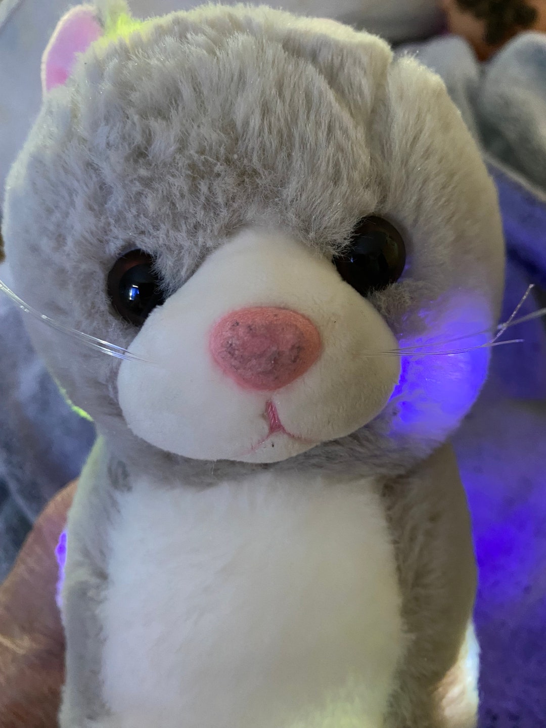 Hopearl LED Plush Kitty Light-up - Etsy