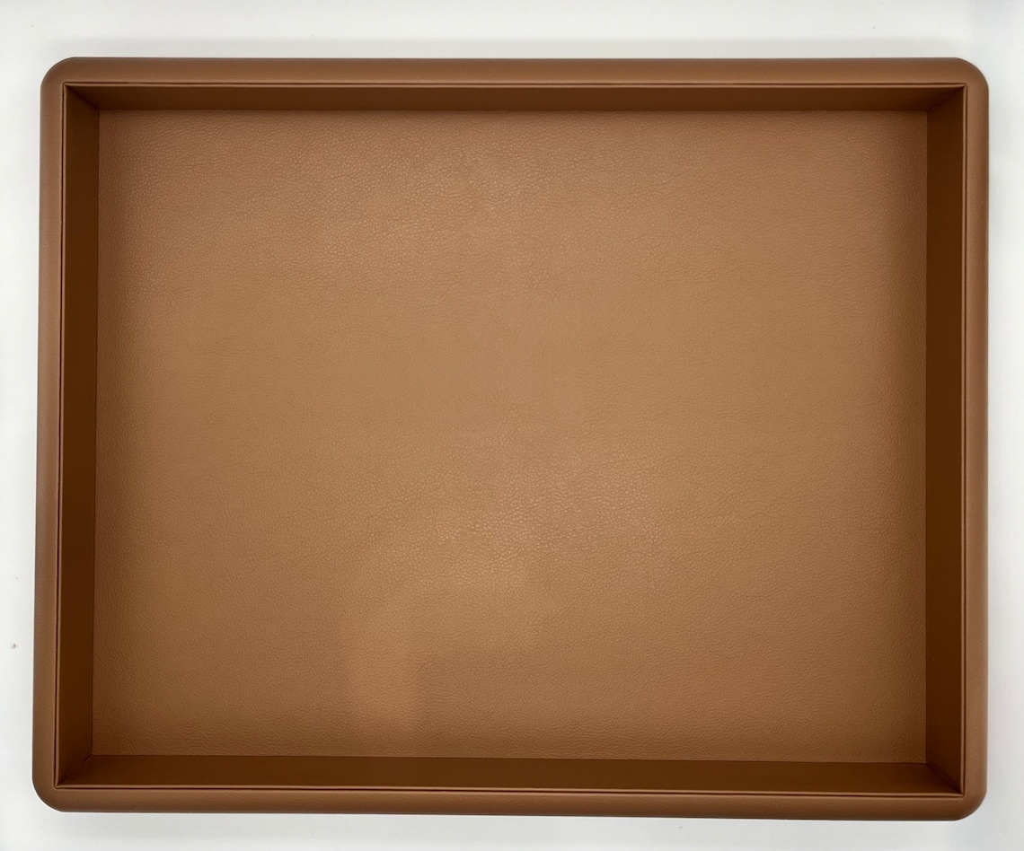 Fancy Butler Leather Tray With Dividers - Etsy