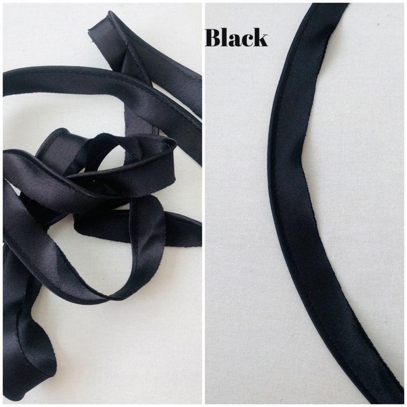 Luxurious Satin Piping Trim for Sewing & Craft Projects – Multiple ...