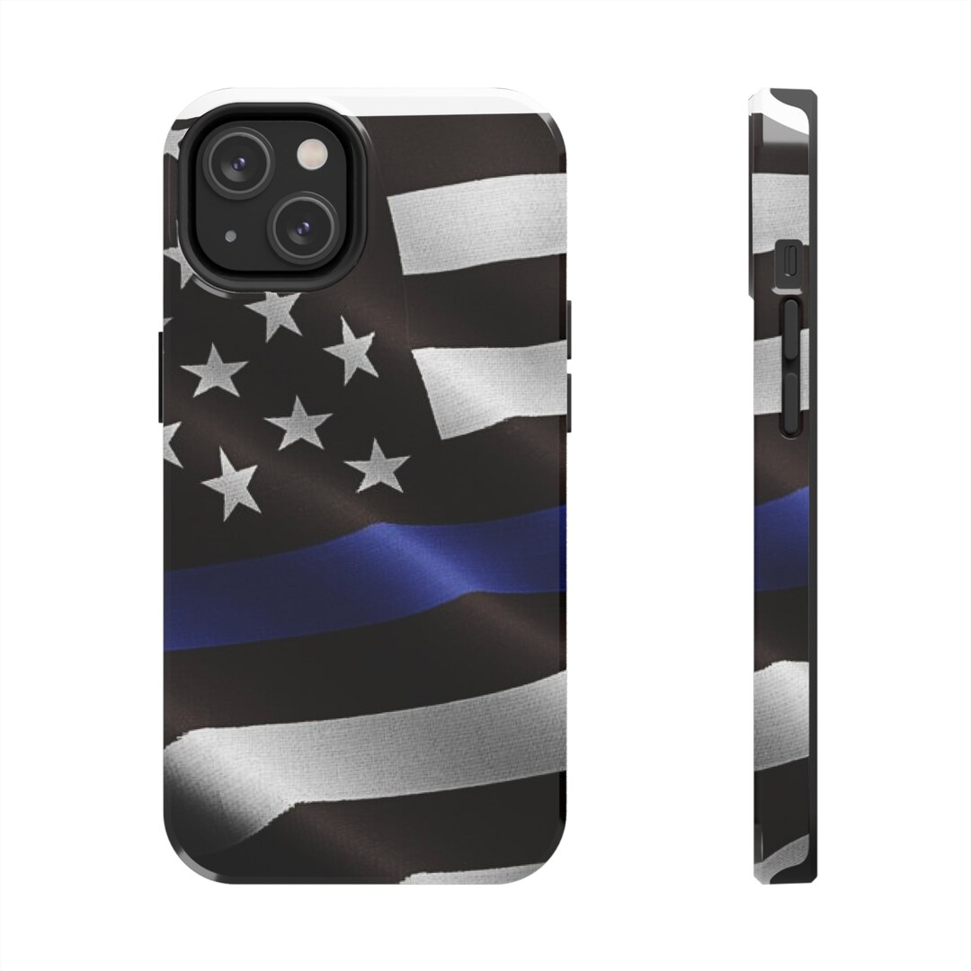 Thin Blue Line Gifts | Custom Thin Blue Line iPhone Case | Police Flag ...