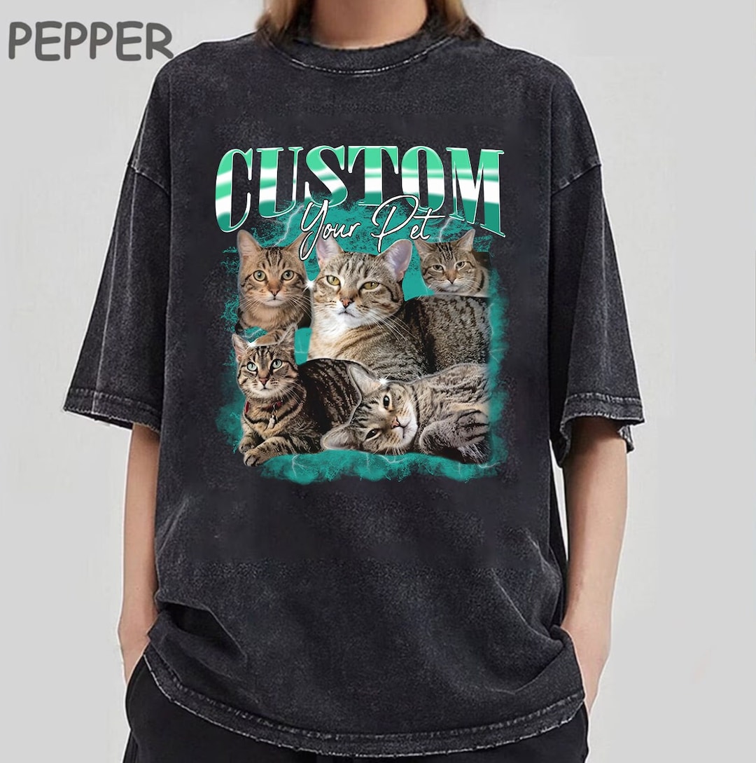 Custom Cat Shirt Custom Cat Bootleg Custom Pet Tee Insert - Etsy