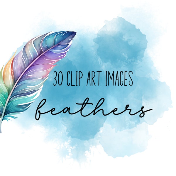 Feather Clip Art - Etsy