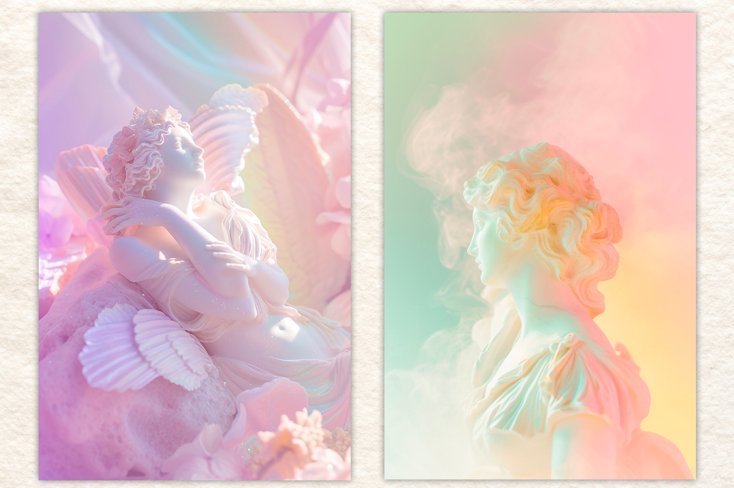 Aphrodite Summer Printable Journal Papers | Collage Sheets | Greek ...