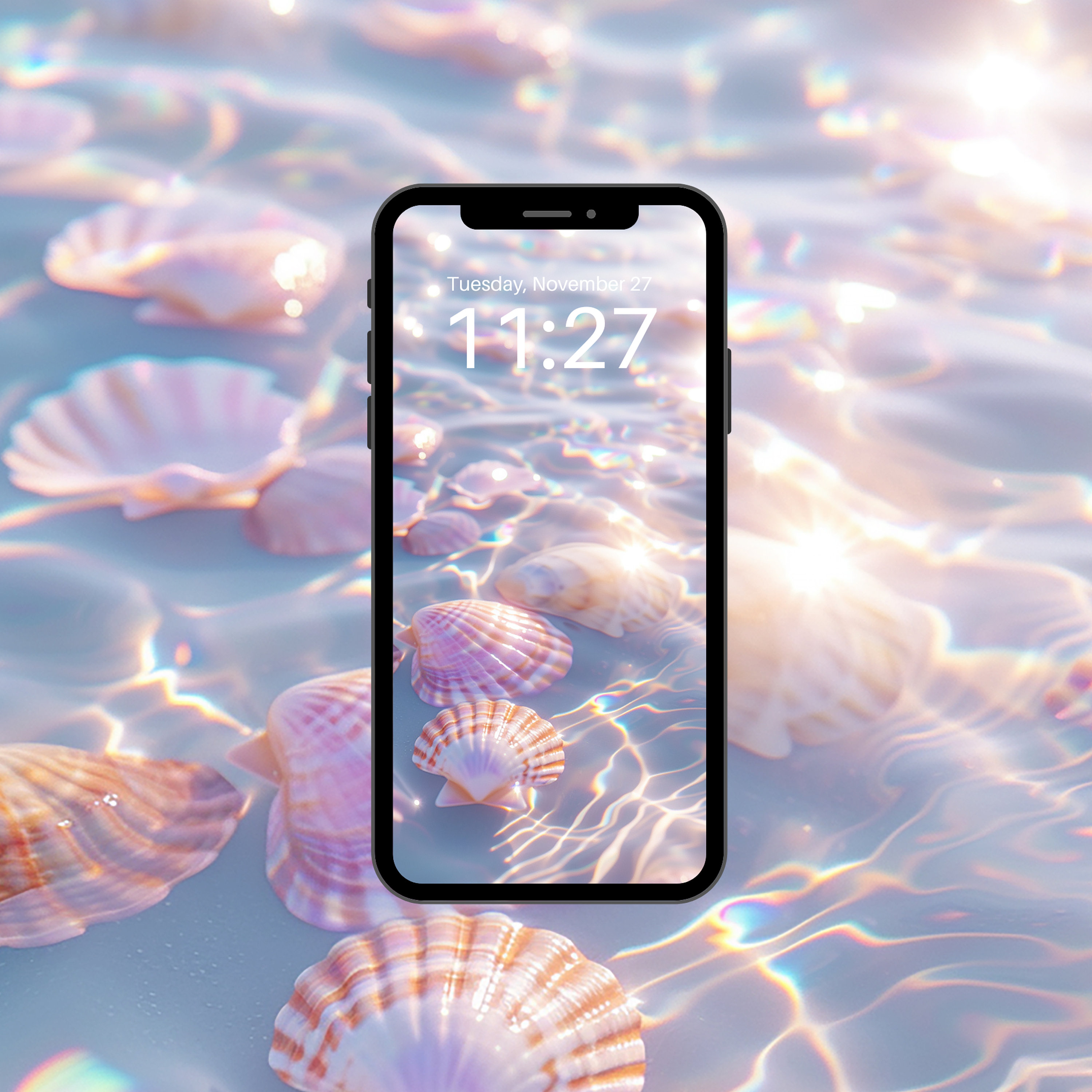 Surreal Seashells iPhone Wallpaper Bundle | Set of 6 | Instant Download ...