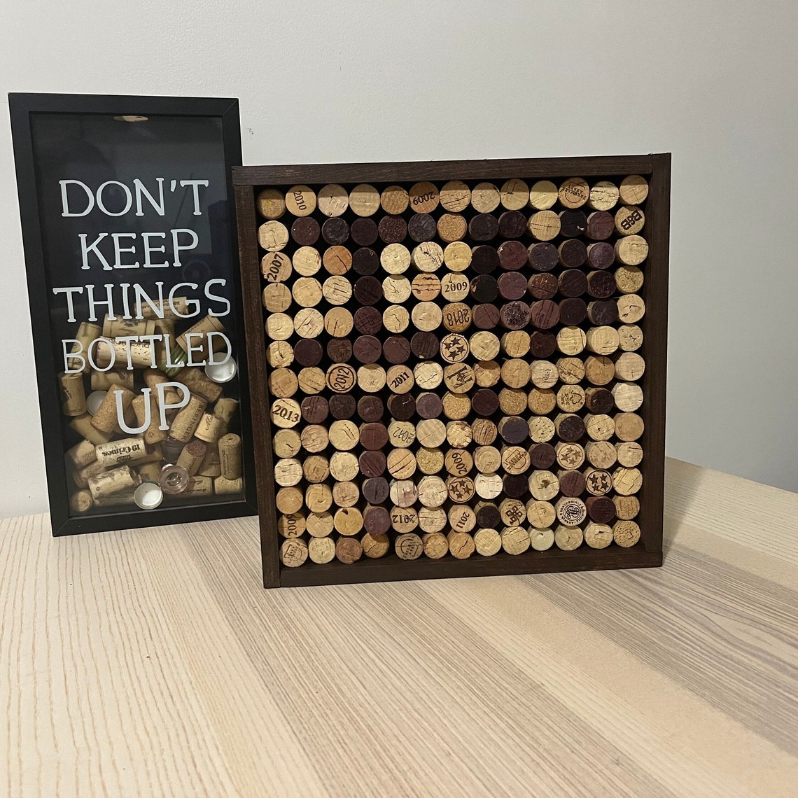 Changeable Wine Cork Pixel Art Sign - Etsy