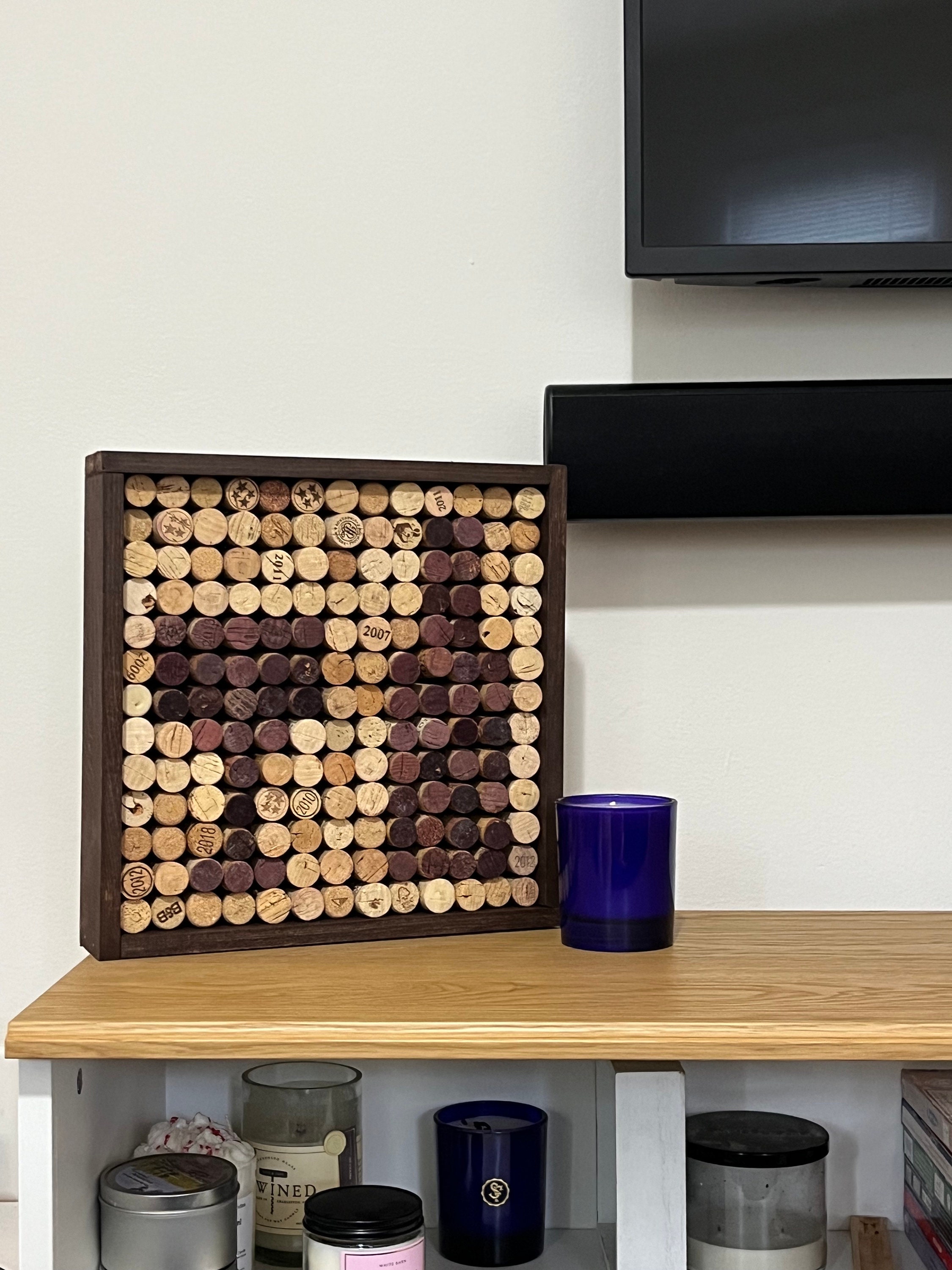 Changeable Wine Cork Pixel Art Sign - Etsy