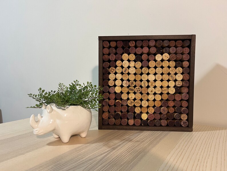 Changeable Wine Cork Pixel Art Sign - Etsy