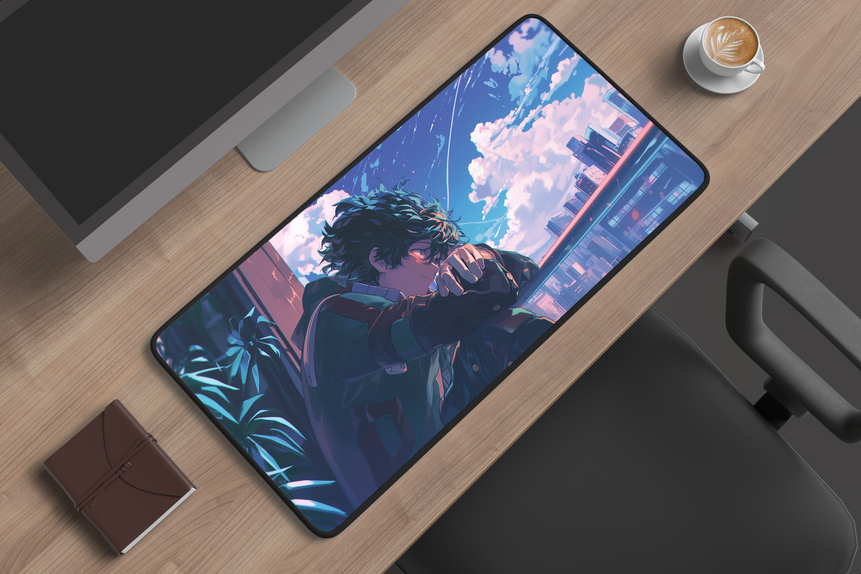 Deku's Burden My Hero Academia Fanart Desk Mat, My Hero Academia Fanart ...