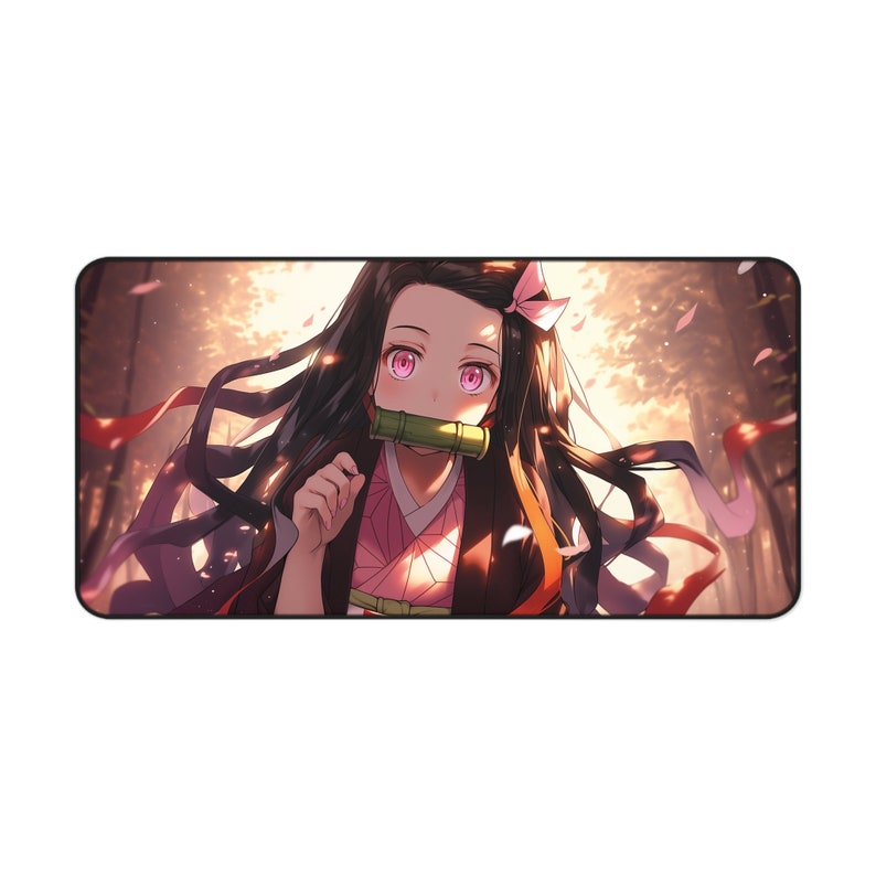 Nezuko Demon Slayer Anime Desk Mat, Nezuko Kamado Fanart Desk Mat, XXL ...