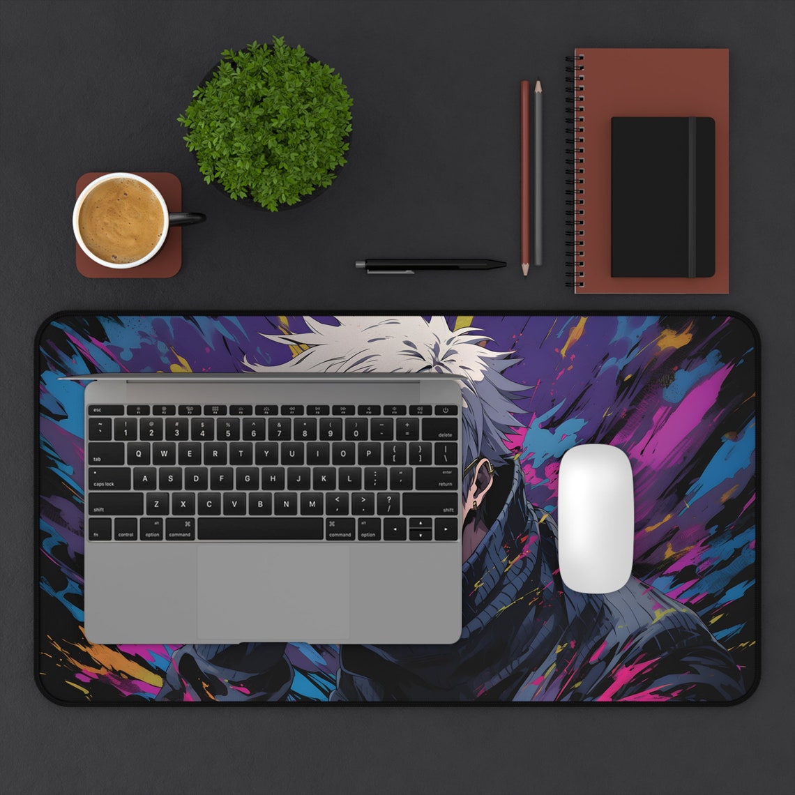 Gojo Satoru Jujutsu Kaisen Desk Mat, XXL Extended Anime Deskmat ...