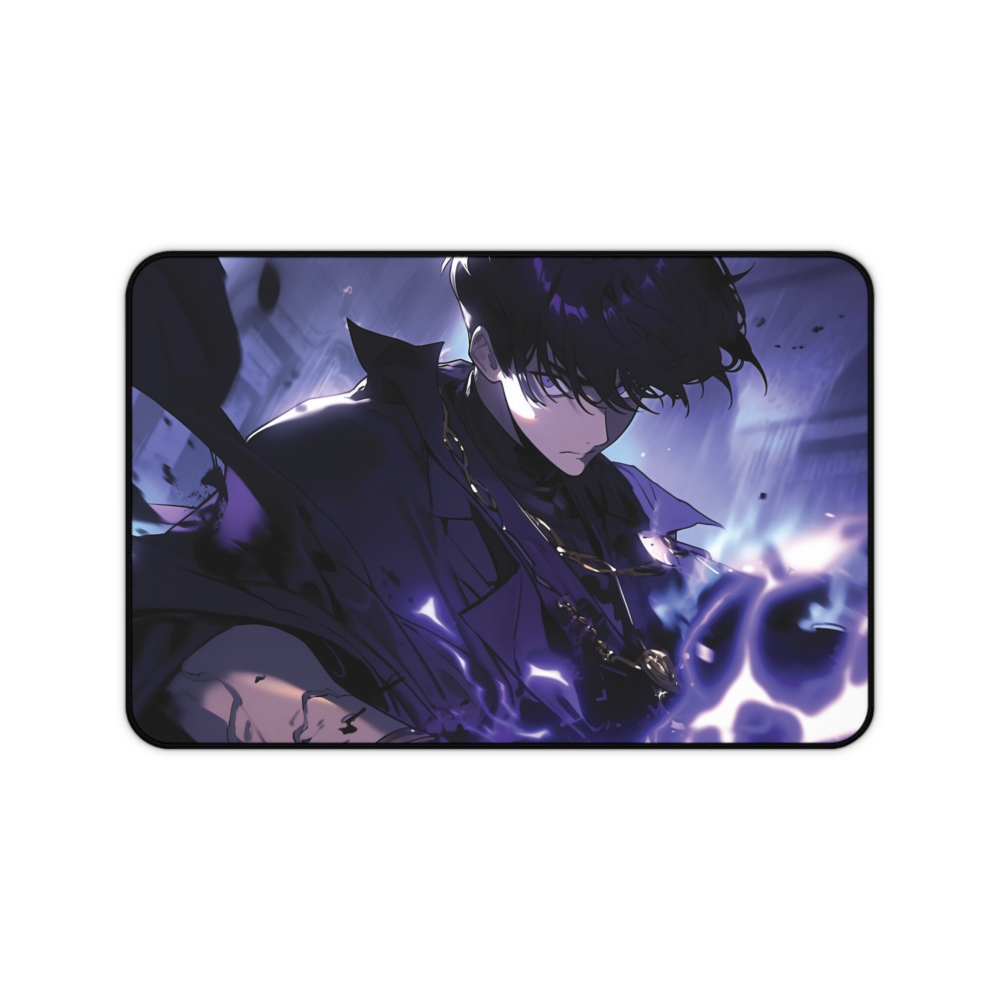 Sung Jin Woo Solo Leveling Anime Desk Mat, Solo Leveling Anime Desk Mat ...