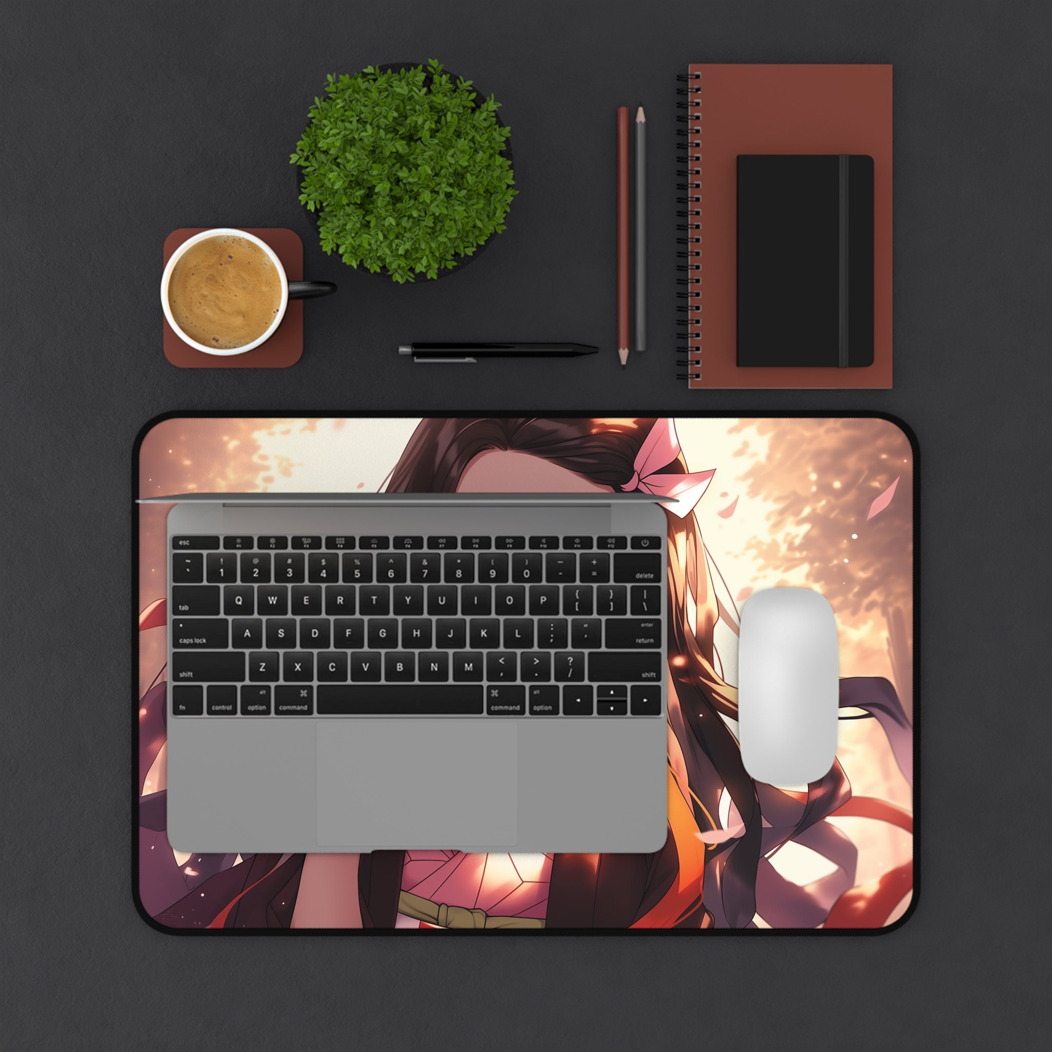 Nezuko Demon Slayer Anime Desk Mat, Nezuko Kamado Fanart Desk Mat, XXL ...