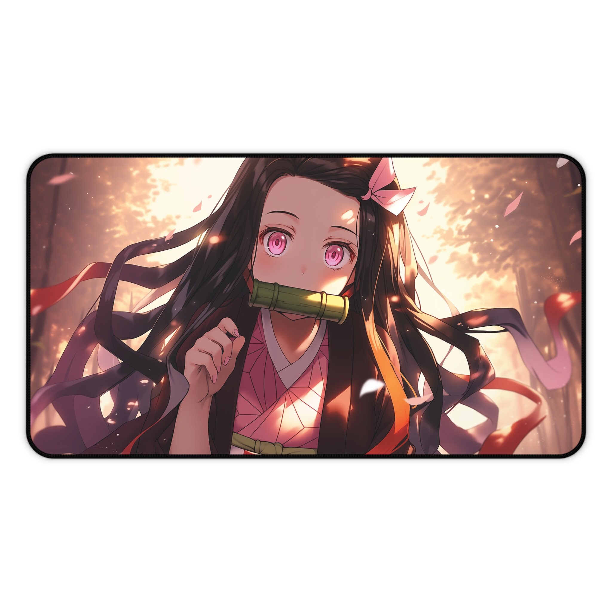 Nezuko Demon Slayer Anime Desk Mat, Nezuko Kamado Fanart Desk Mat, XXL ...