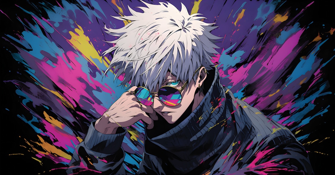 Gojo Satoru PNG - Etsy