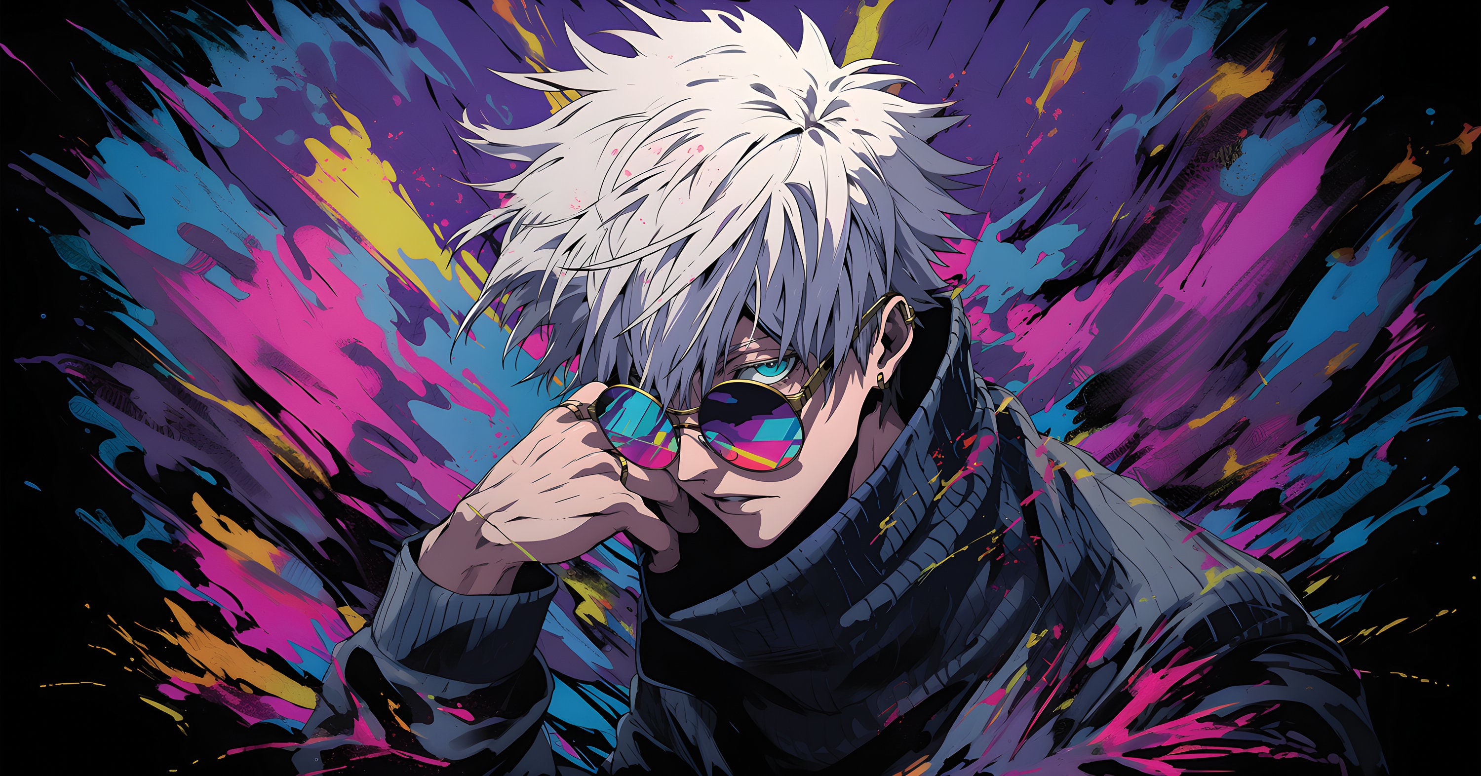 Gojo Satoru PNG - Etsy