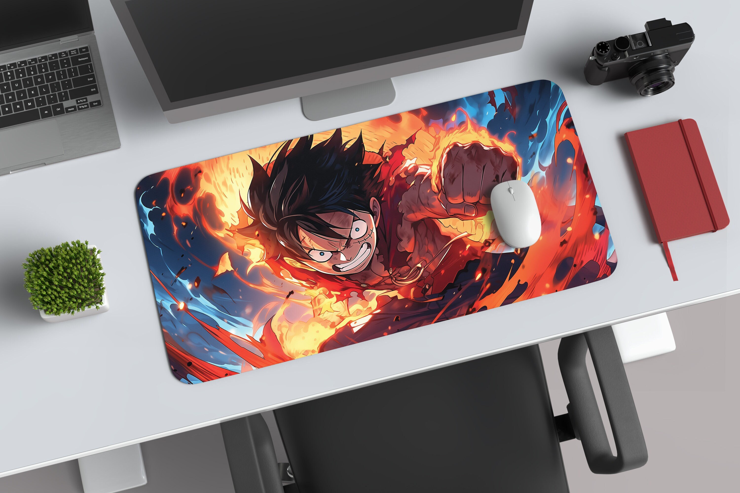 Luffy's Vengence Desk Mat, One-piece Inspired Deskmat, XXL Extended ...