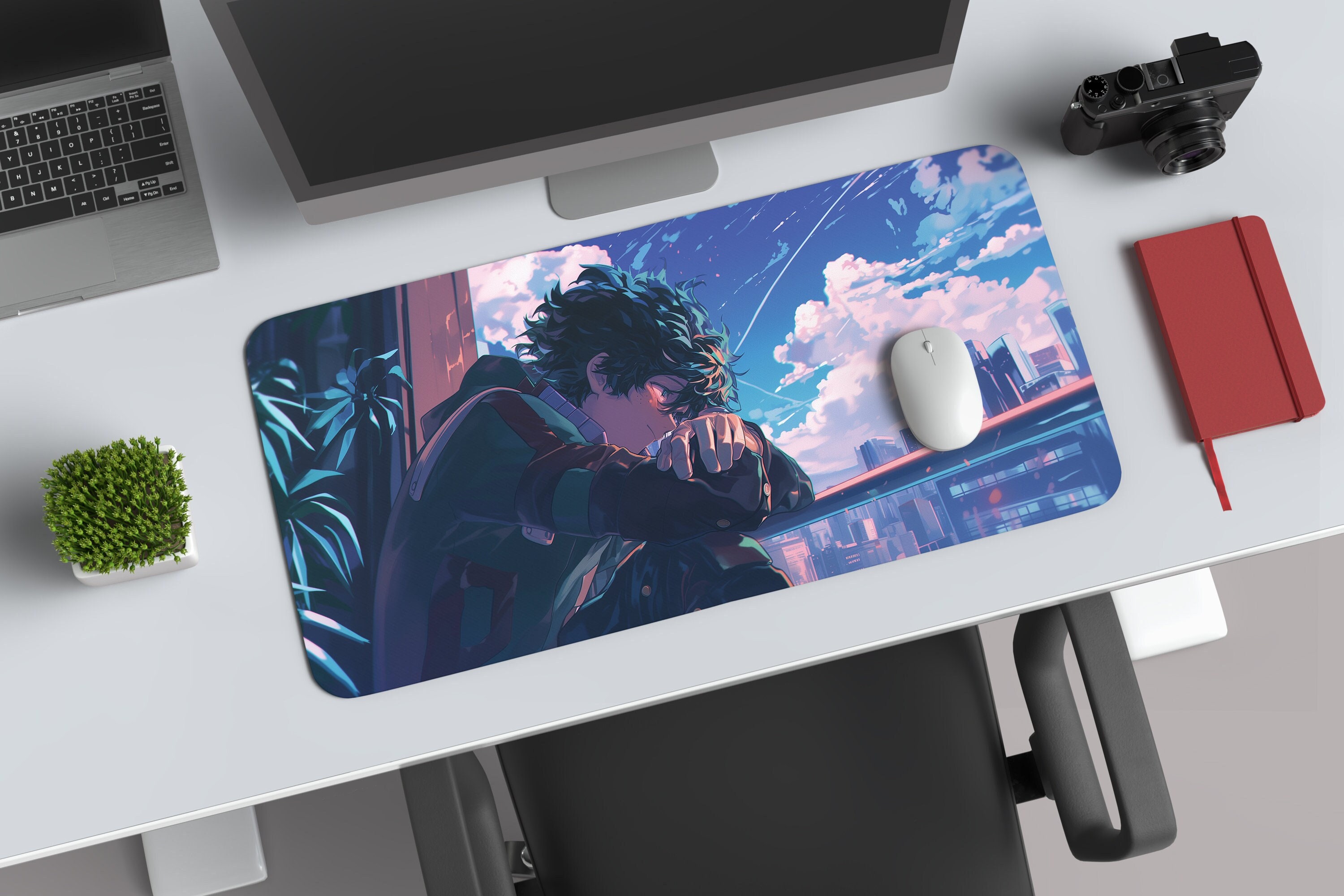 Deku's Burden My Hero Academia Fanart Desk Mat, My Hero Academia Fanart ...
