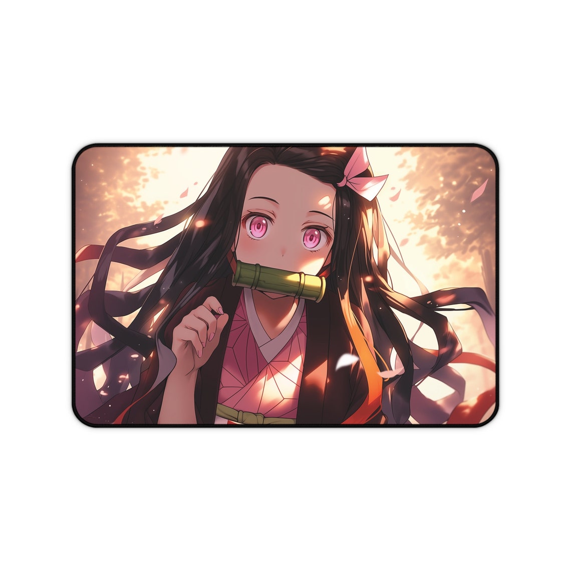 Nezuko Demon Slayer Anime Desk Mat, Nezuko Kamado Fanart Desk Mat, XXL ...