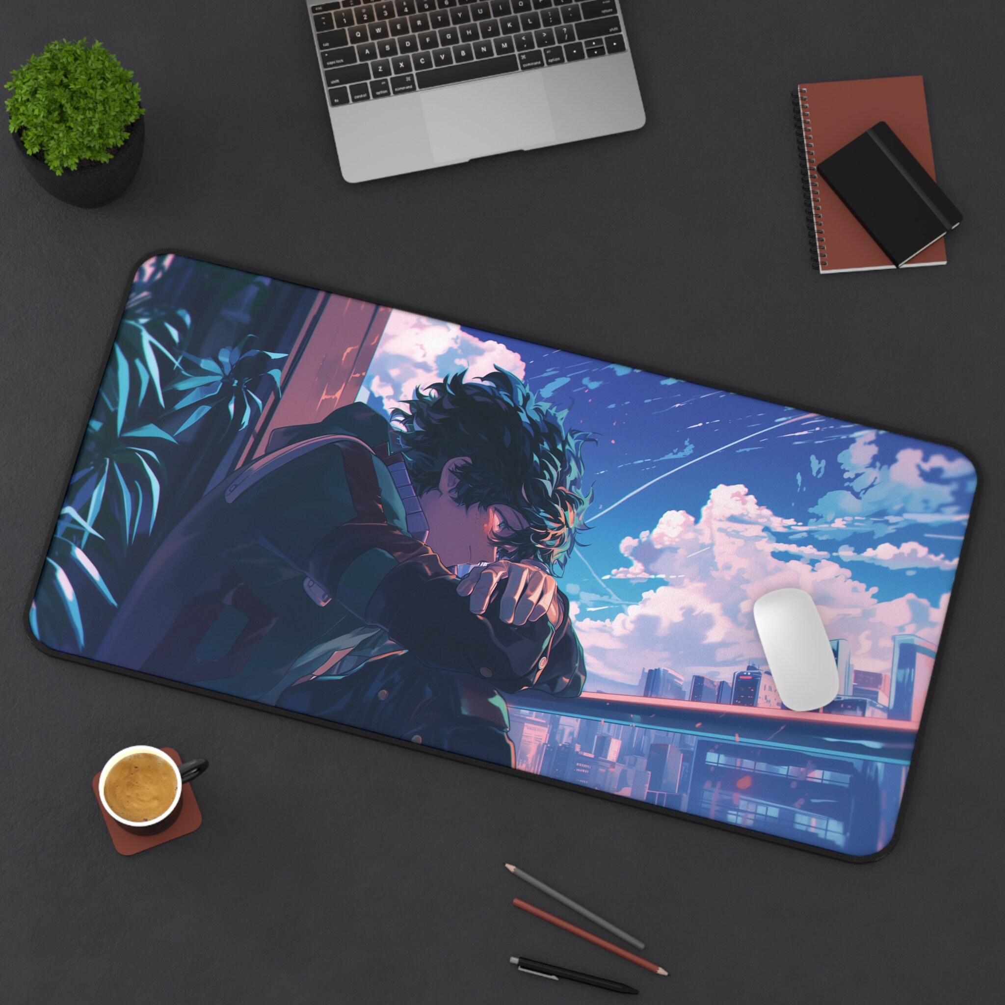 Deku's Burden My Hero Academia Fanart Desk Mat, My Hero Academia Fanart ...