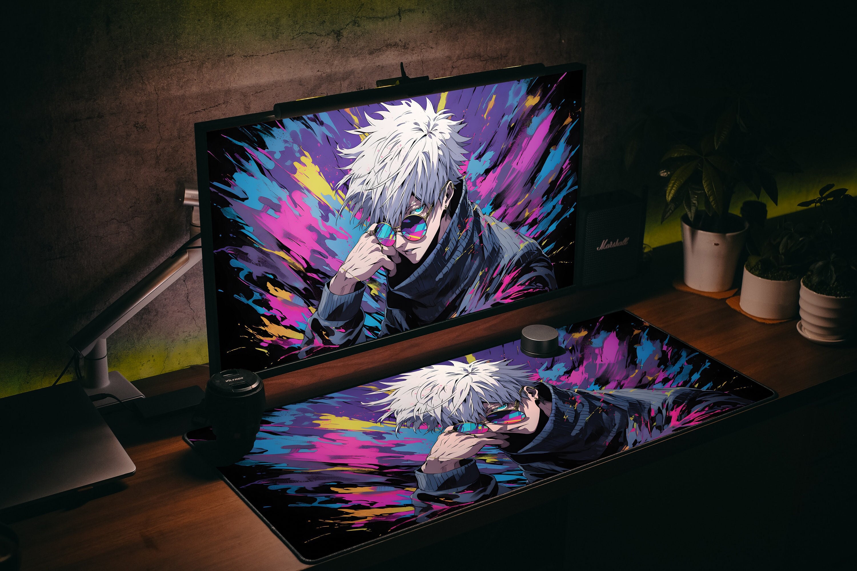 Gojo Satoru Jujutsu Kaisen Desk Mat, XXL Extended Anime Deskmat ...