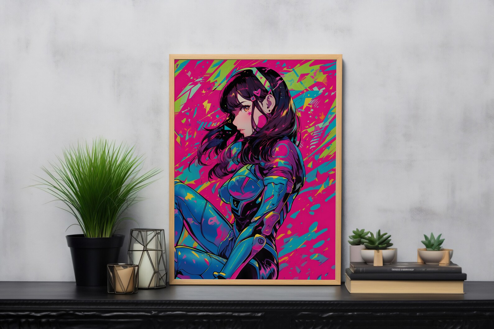D.VA Poster Printable PNG, Overwatch Poster PNG Print, D.va Overwatch ...
