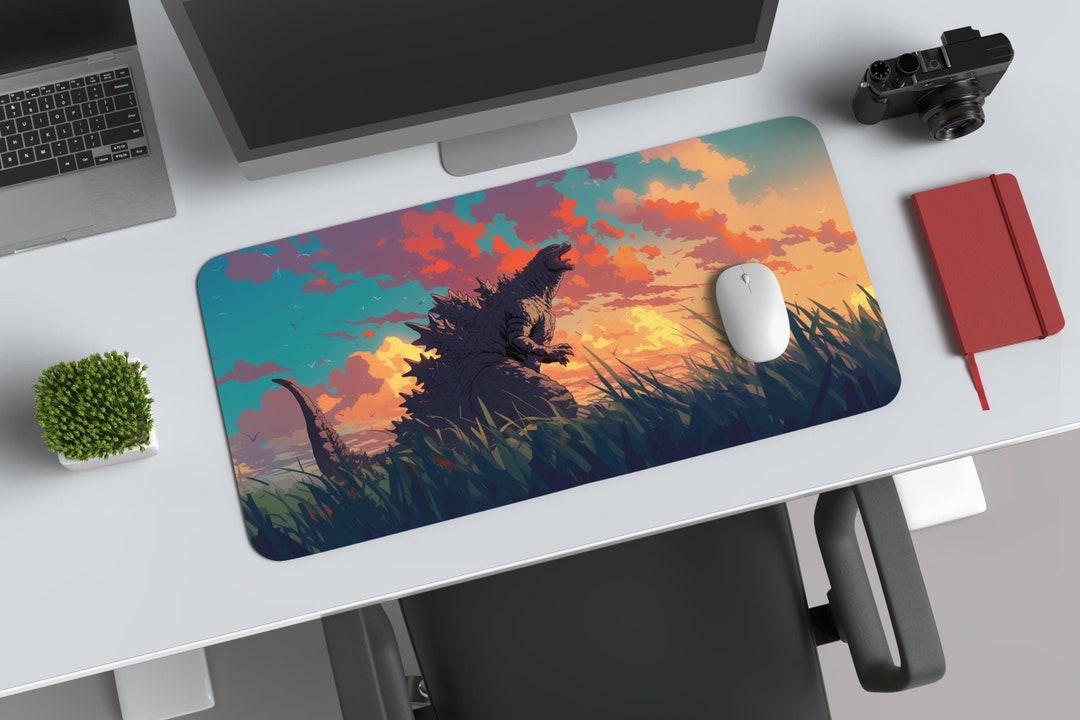 The Ultimate Kaiju Desk Mat, Godzilla in a Field Kaiju Deskmat, XXL ...
