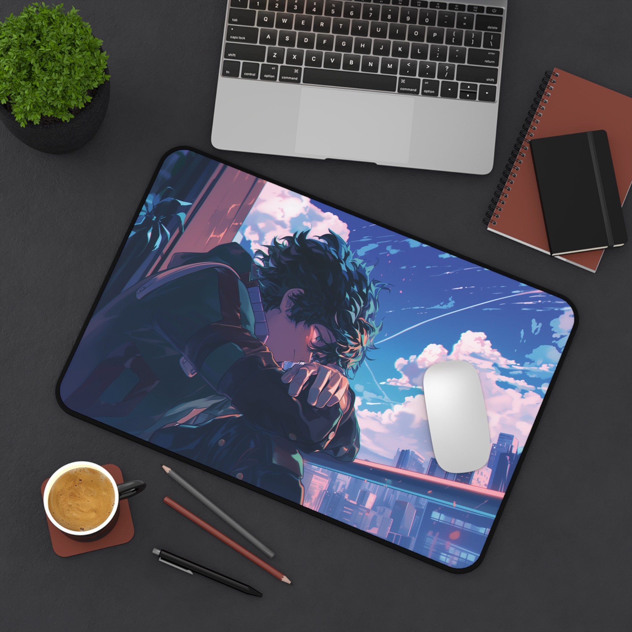 Deku's Burden My Hero Academia Fanart Desk Mat, My Hero Academia Fanart ...