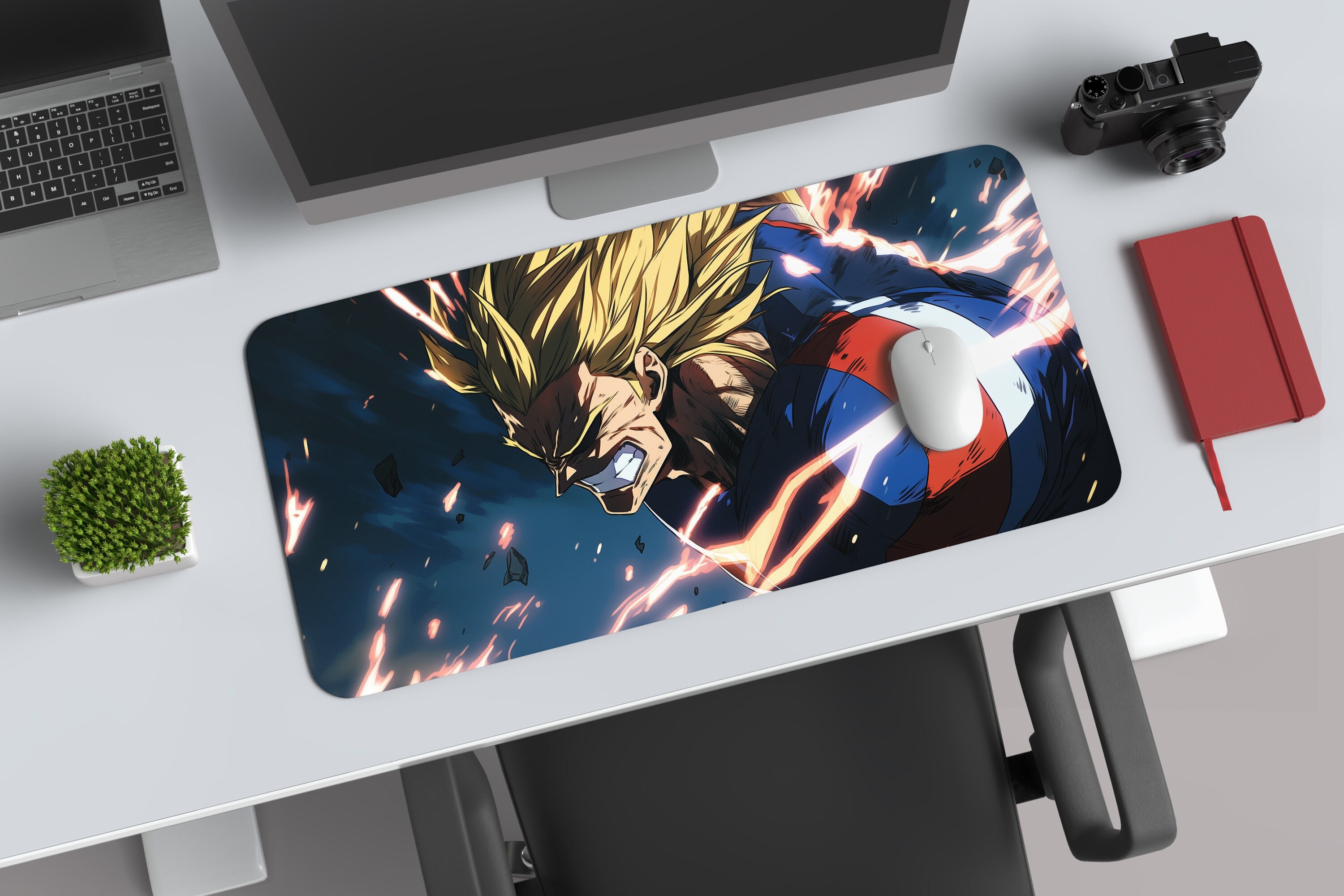 My Hero Academia All Might Desk Mat, BNHA Anime All Might Desk Mat, XXL ...