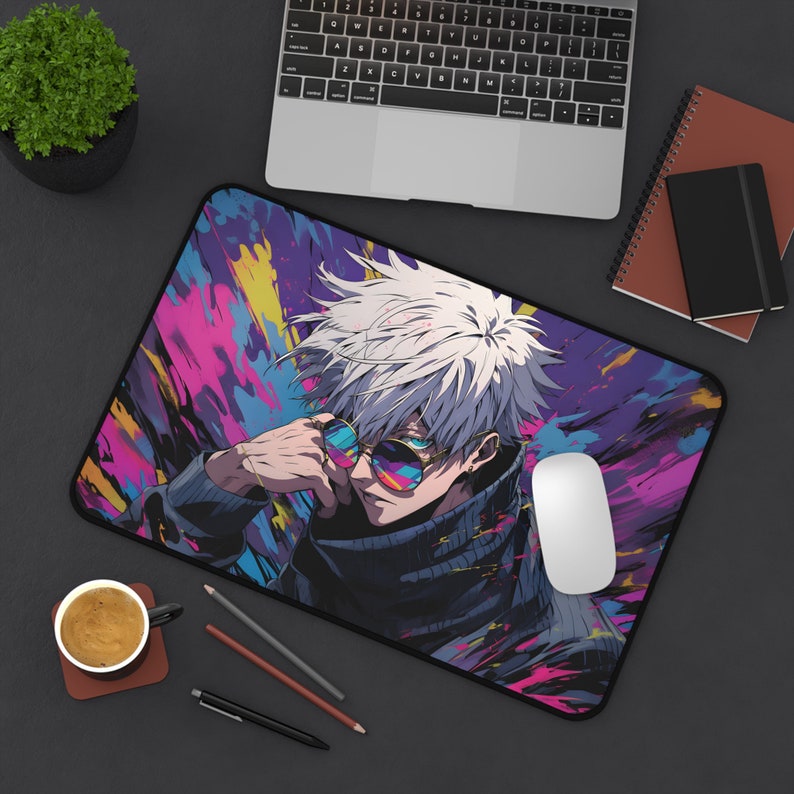 Gojo Satoru Jujutsu Kaisen Desk Mat, XXL Extended Anime Deskmat ...