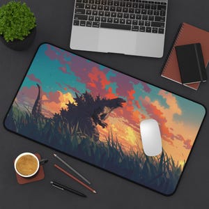 The Ultimate Kaiju Desk Mat, Godzilla in a Field Kaiju Deskmat, XXL ...