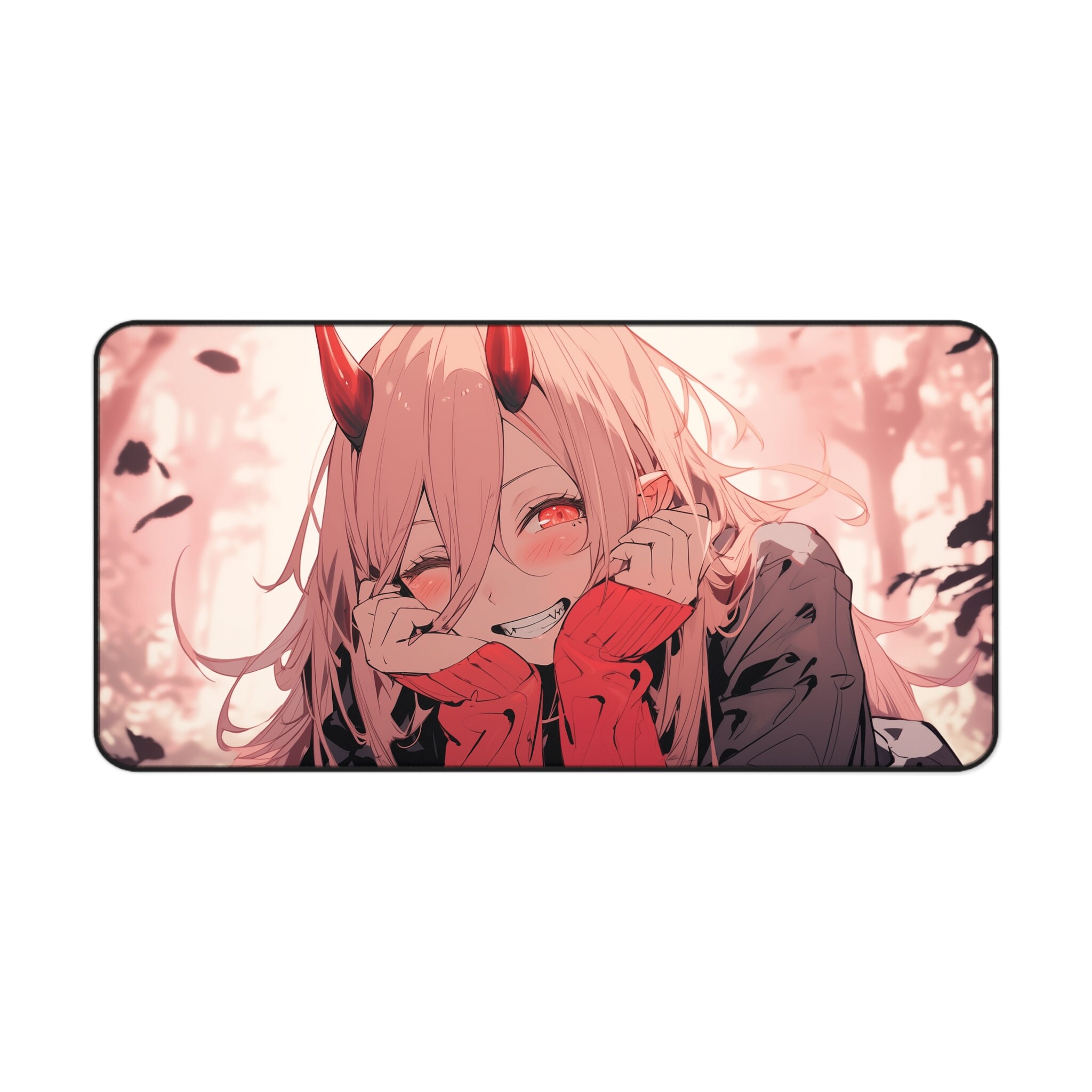 Kawaii Power From Chainsaw Man Anime Desk Mat, Chainsaw Man Anime Fan ...