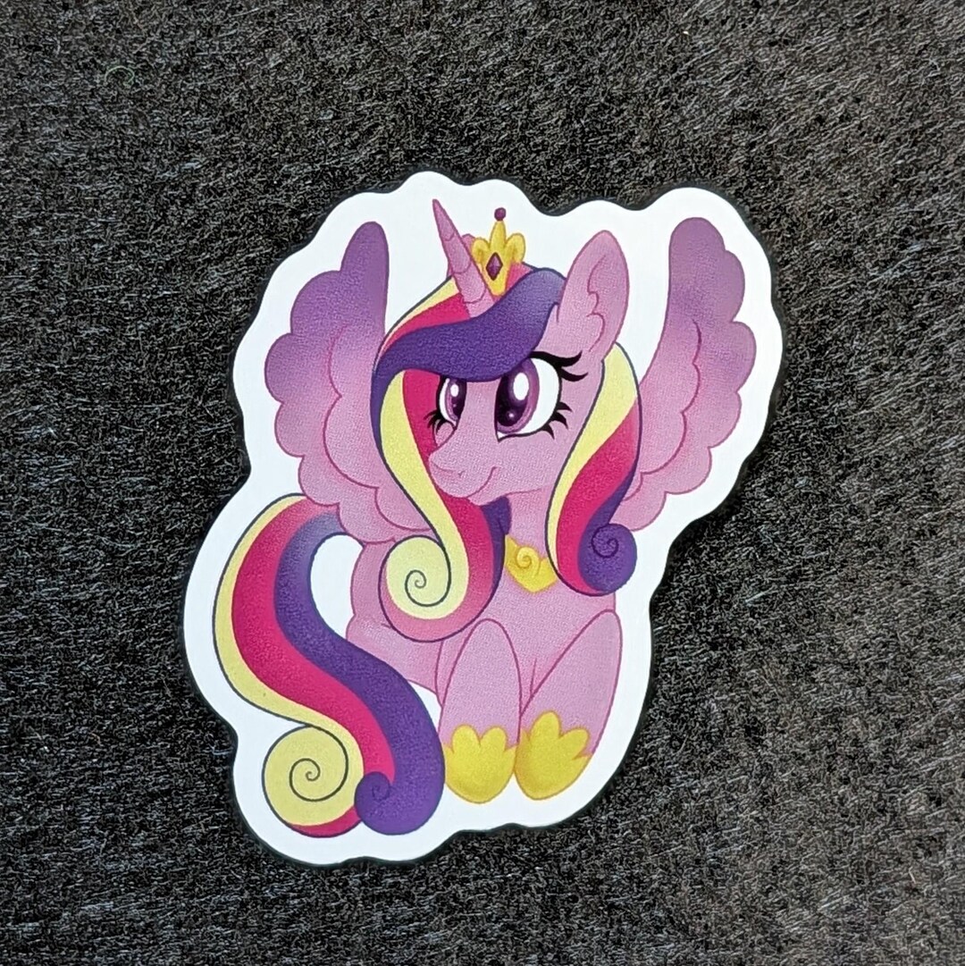 Princess Cadence Full Body Sticker – Pastel Pony Royalty - Etsy