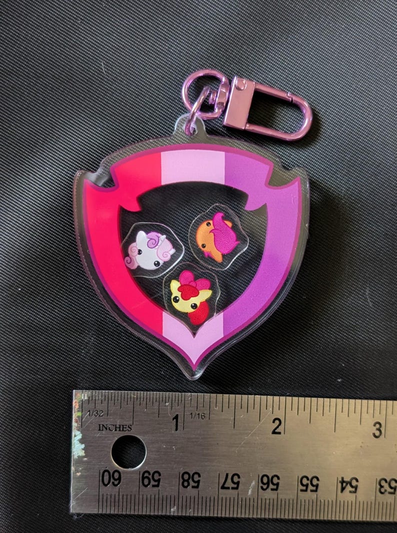 My Little Pony Shaker Keychains – Chibi Pie Sisters, Crusaders, Vinyl ...