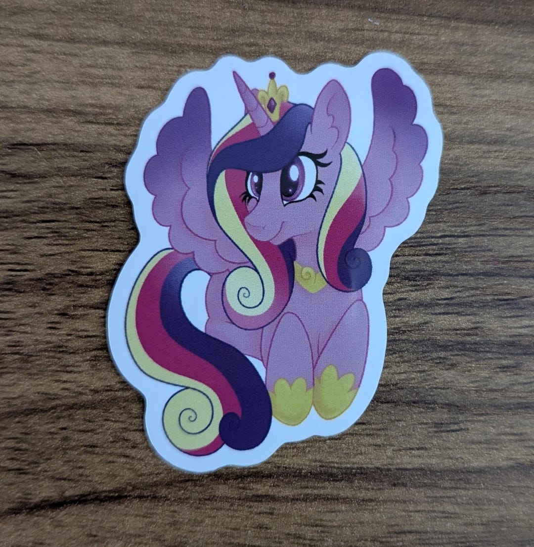 Princess Cadence Full Body Sticker – Pastel Pony Royalty - Etsy