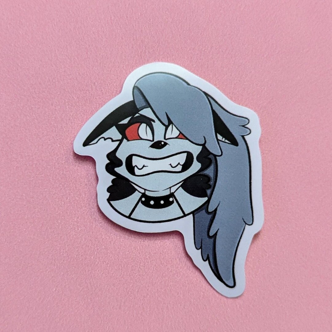 Angry Loona Wolf Boss Sticker - Etsy