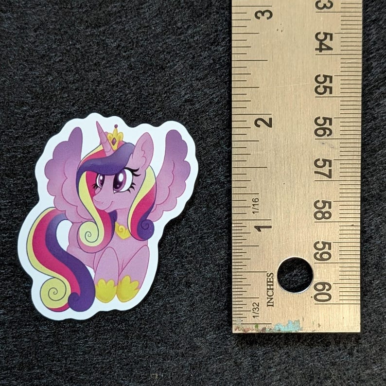 Princess Cadence Full Body Sticker – Pastel Pony Royalty - Etsy
