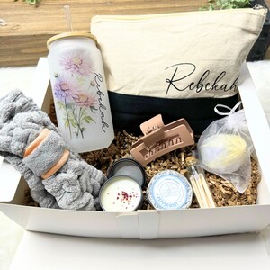 Custom Birthday Gift for Her Spa Day Box Christmas Gift for Sister ...