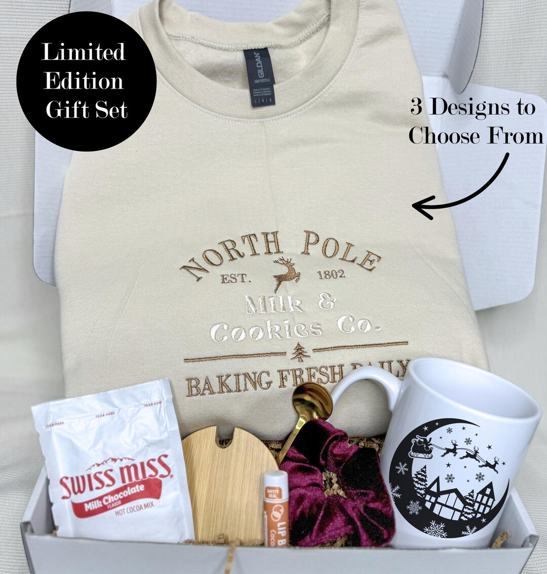 Secret Santa Gift Set Holiday Sweatshirt Christmas Gift Box for Sister ...