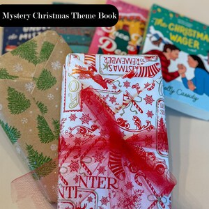 Custom Christmas Book Gift Box Blind Date With a Book for Reading Lover ...