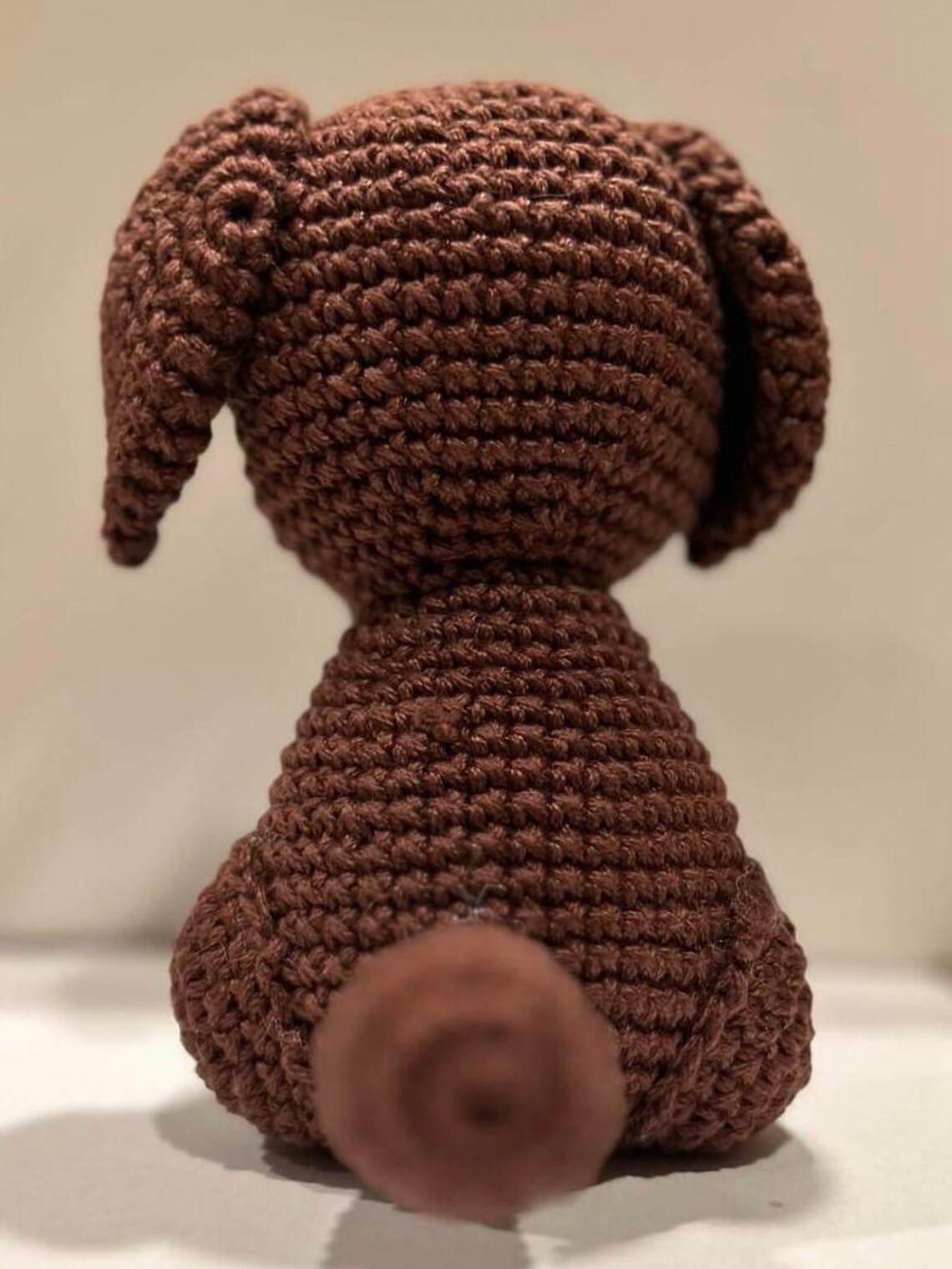 Handmade Crochet Amigurumi Chocolate Labrador Dog - Etsy