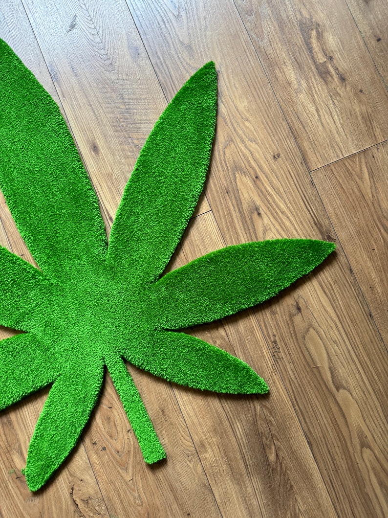 Weed Rug, Marijuana Leaf, Cannabis Rug, Handmade, 420 Rug, - Etsy