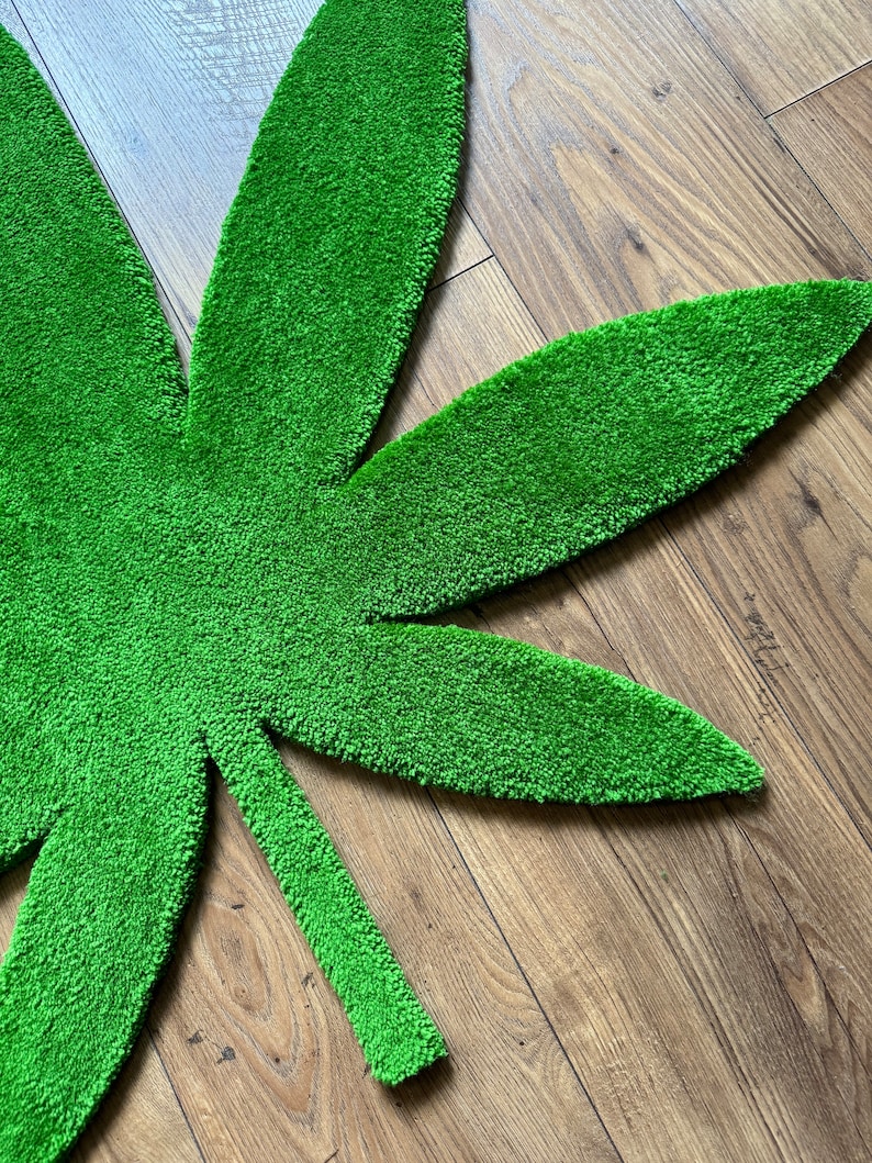 Weed Rug, Marijuana Leaf, Cannabis Rug, Handmade, 420 Rug, - Etsy