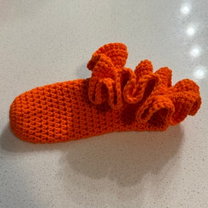 Crochet Sock Ruffle Footies Pattern - Etsy