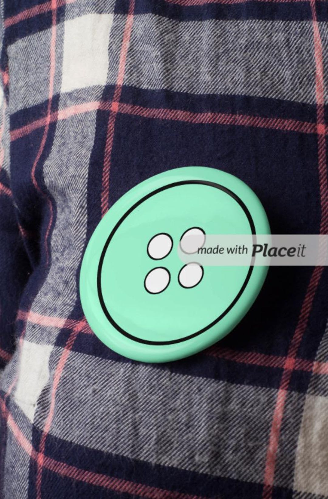 Cute Button Pins - Etsy