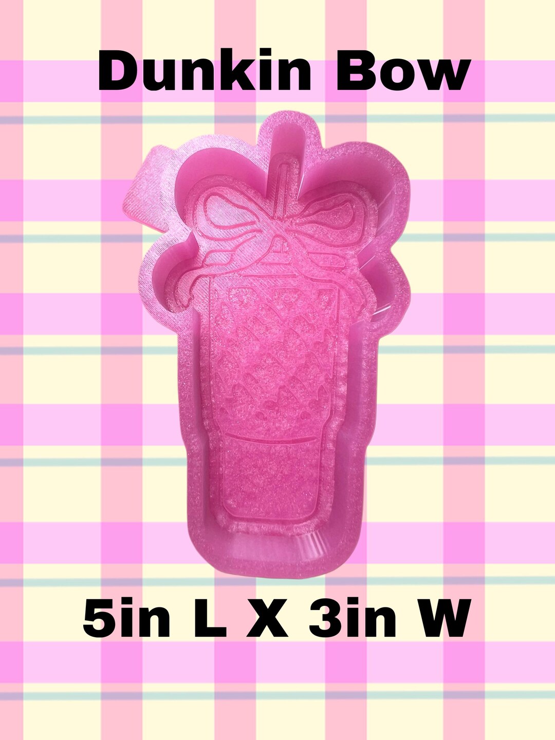 Dunkin Bow Silicone Mold: Freshies & Resin Art - Etsy
