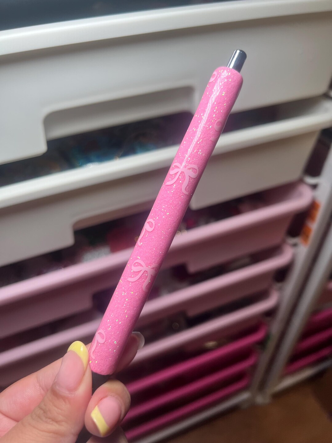 Bow Pen | Refillable Pen | Uv Resin Pen| Gel Pen | - Etsy