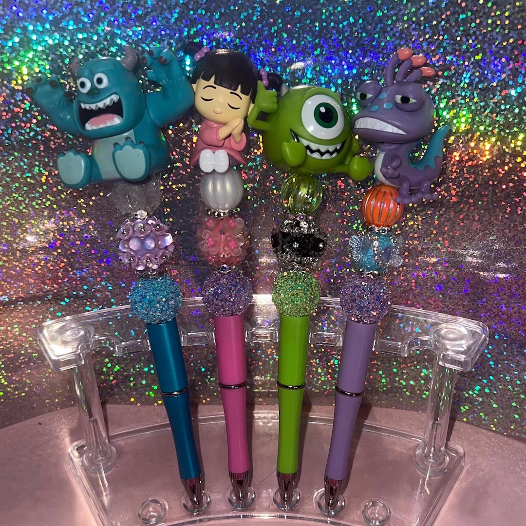 Character Pens | Cute Character Pens| Beaded Pens. Group 6 - Etsy